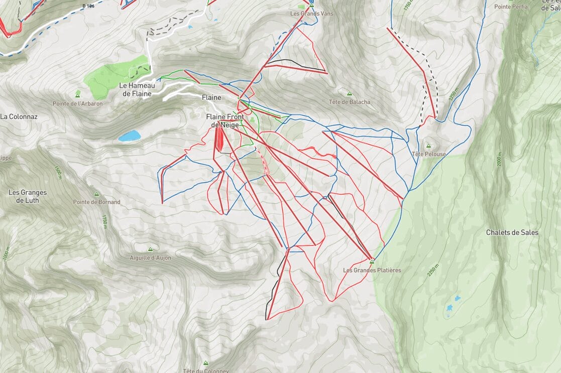 Altitude de Flaine : station et domaines skiables - Alti-Mag